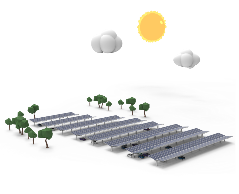 Bluetop Solar Parking - Solar Canopy Solutions