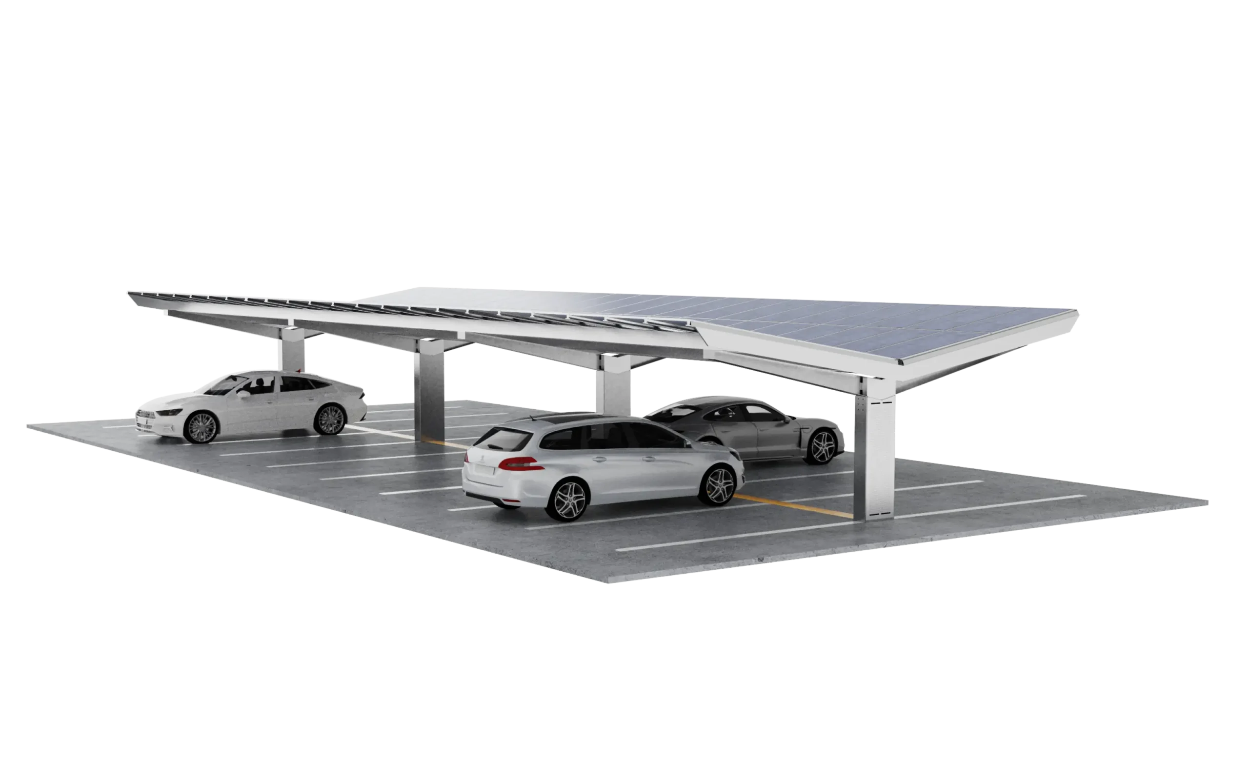Bluetop Solcellecarport - Bluetop Solcellecarport - OPTI